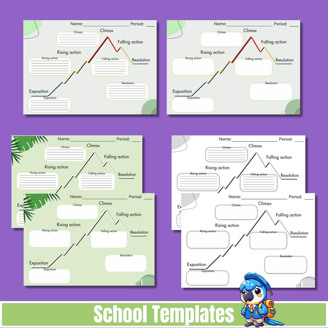 Digital Plot Summary - Printable Reading Test Preparation Guide - A4 ...