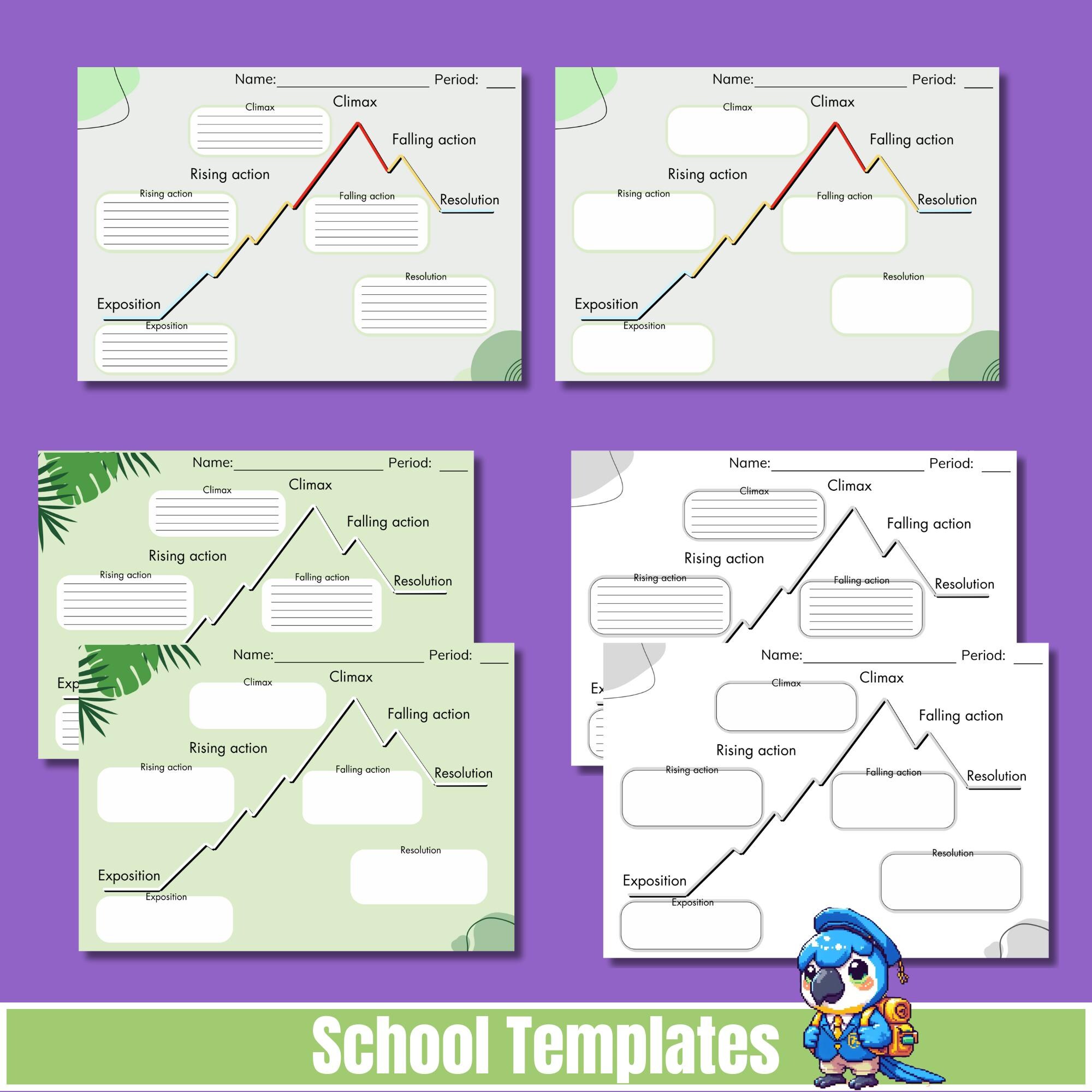 Digital Plot Summary - Printable Reading Test Preparation Guide - A4 ...