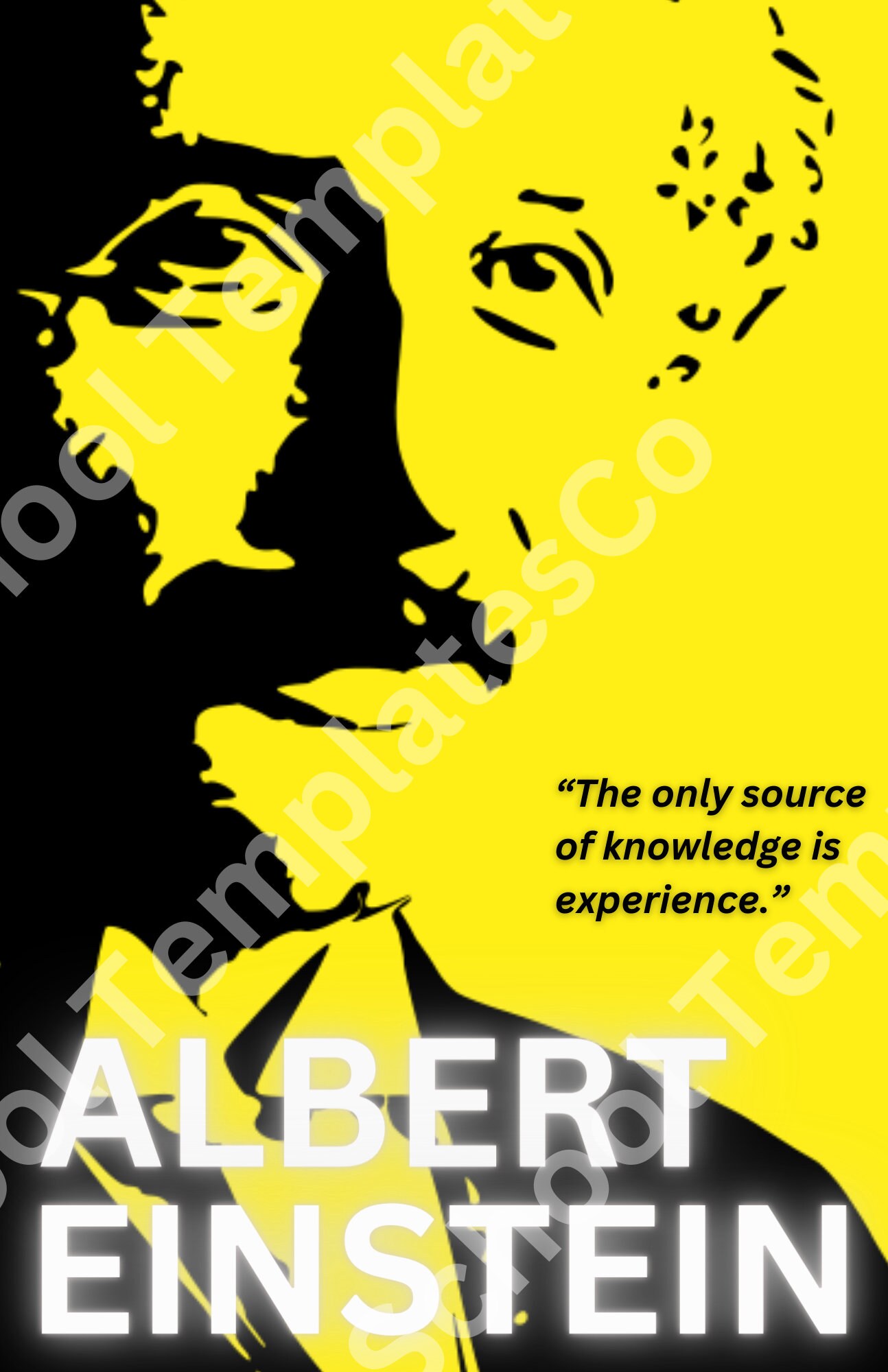Digital Educational Albert Einstein Poster Multiple Size Scientist Wall ...