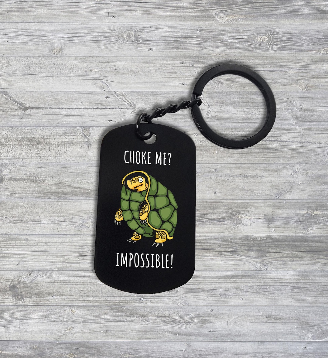 Jiu Jitsu Turtle Choke Keychain: Funny BJJ MMA Steel Keyring - Etsy