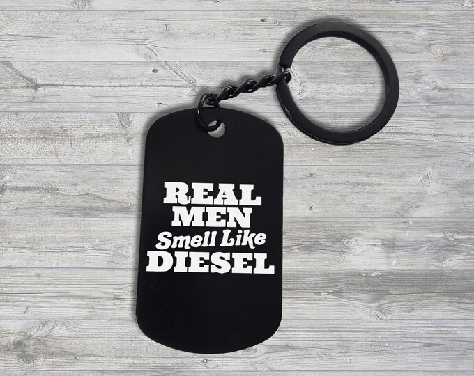 DIESEL Only Key Chain Keyring Luggage Tag Zipper Pull Bag Ring Fuel Key ...