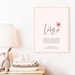 Lily, Baby Name Meaning Wall Art, Personalized Nursery Decor, Name ...