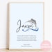 Jaxon Name Meaning Printable Art | Personalized Nursery Decor | Name ...