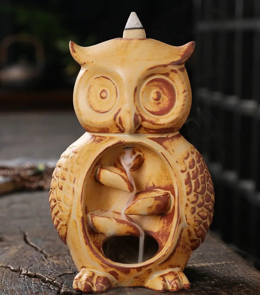 Stand Liquid Smoke Owl Yellow - Etsy
