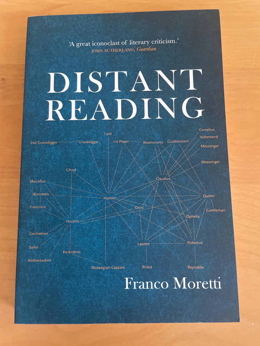 Franco Moretti, Distant Reading, Book - Etsy