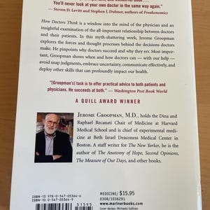 Jerome Groopman, How Doctors Think, Book - Etsy