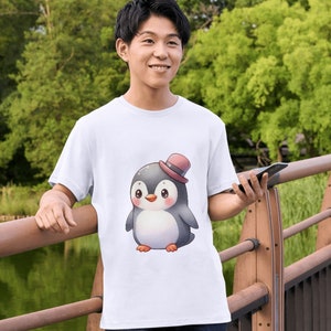 Charming Baby Penguin Digital Art - Perfect for Custom Merchandise - Etsy