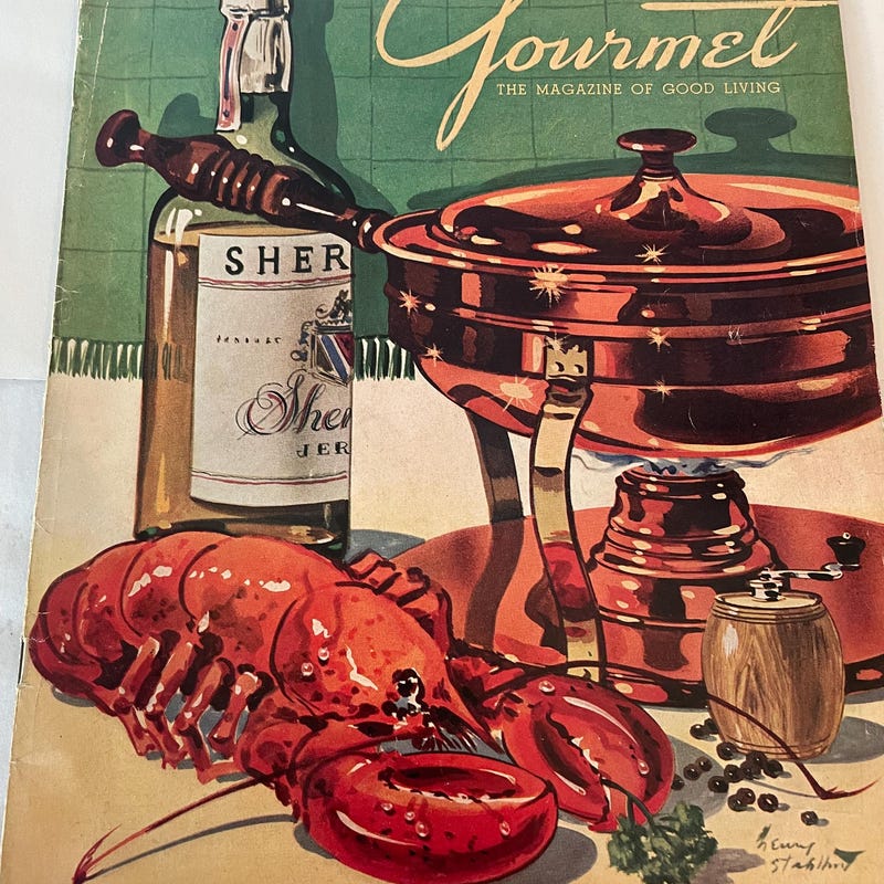 Gourmet Magazine - Etsy