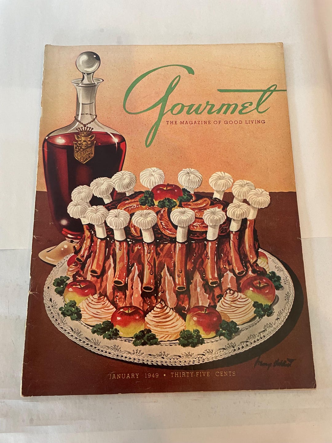 Gourmet Magazine January 1949. Complete Issue - Etsy