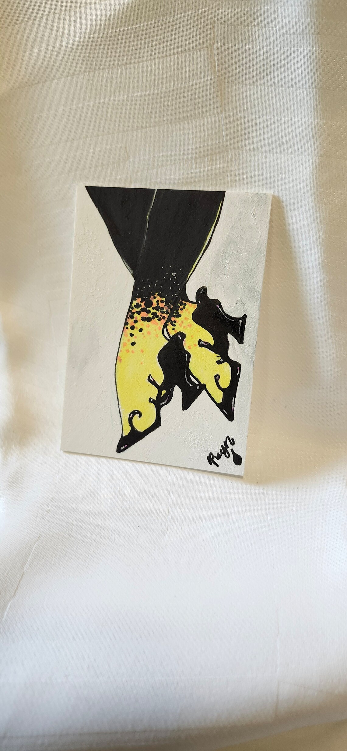 ATC, "perfect Shoes" Mixed Media, Mixed Media Atc. One of a Kind - Etsy