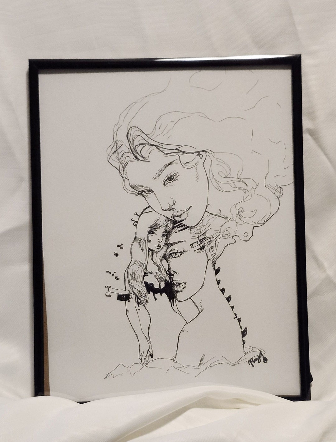 Denizen of Nowhere 2- Pen and Ink Drawing - Etsy