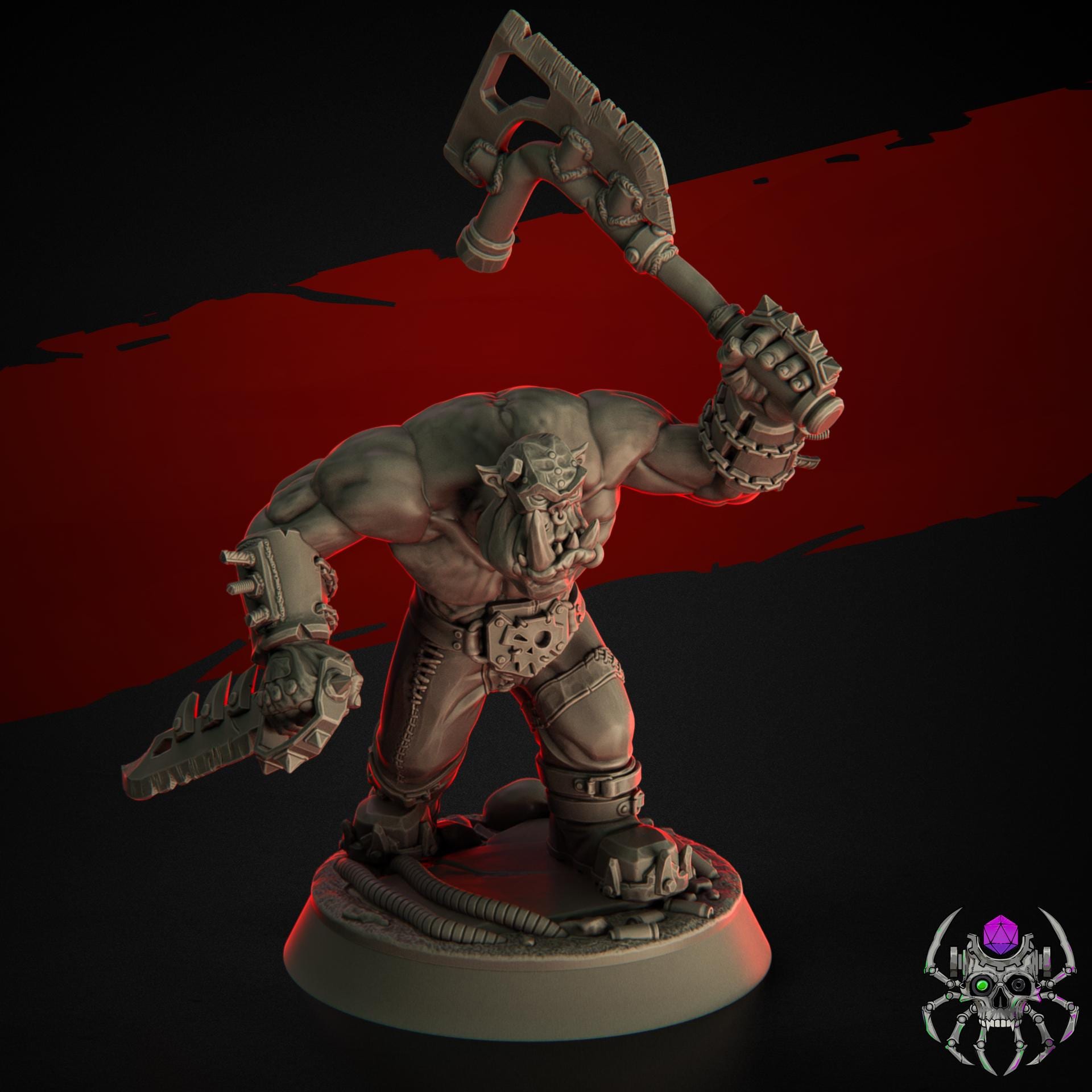 Ork Wasteland Marauderz • 32mm Grimdark Ork Miniatures Set for Sci-fi ...