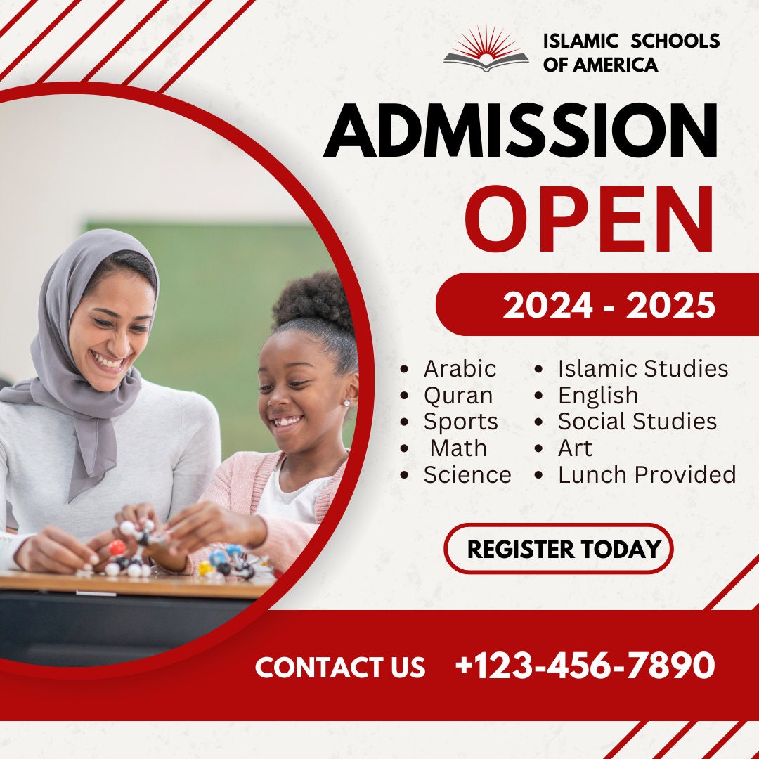 Islamic School Advertisement Custom Social Media Post Design Islamic ...