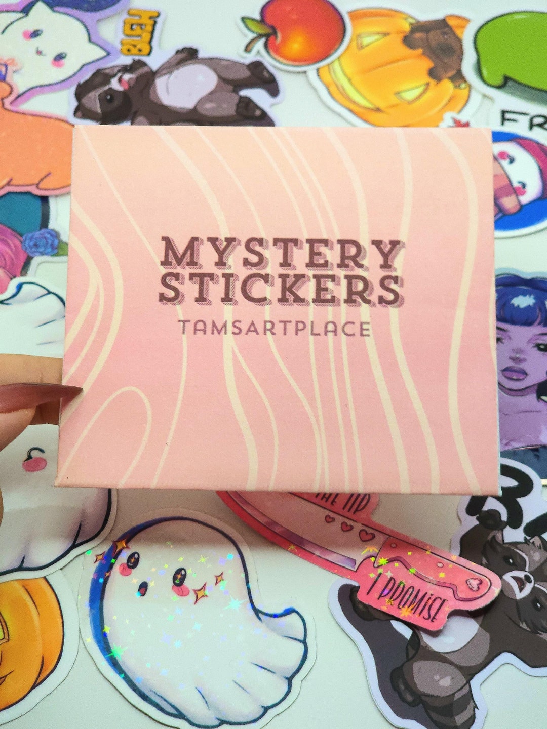 Surprise Mystery Sticker Pack Sticker Blind Bag 5 Unique Vinyl Stickers ...