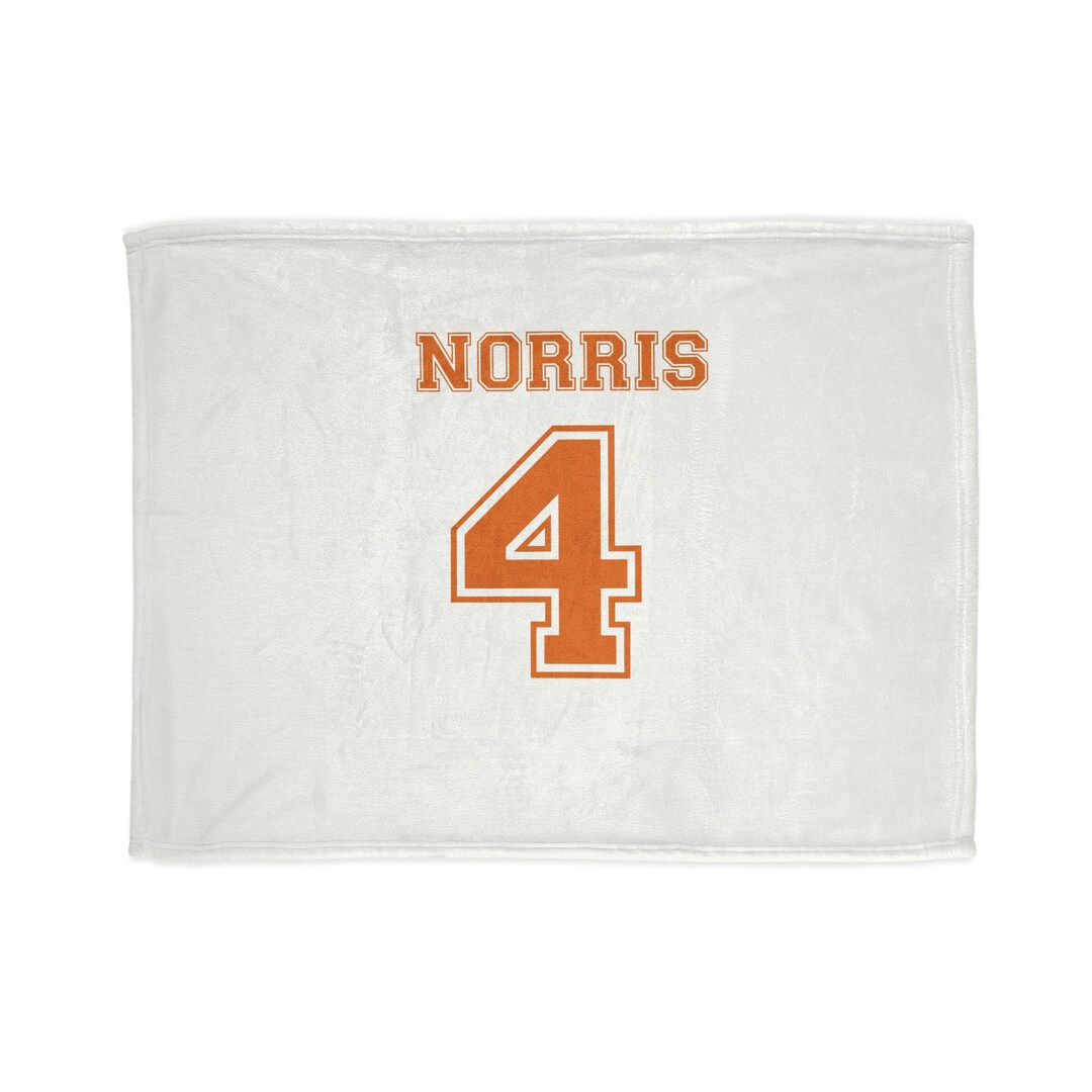 Lando Norris Varsity Number 4 LN4 Formula One Polyester Blanket - Etsy