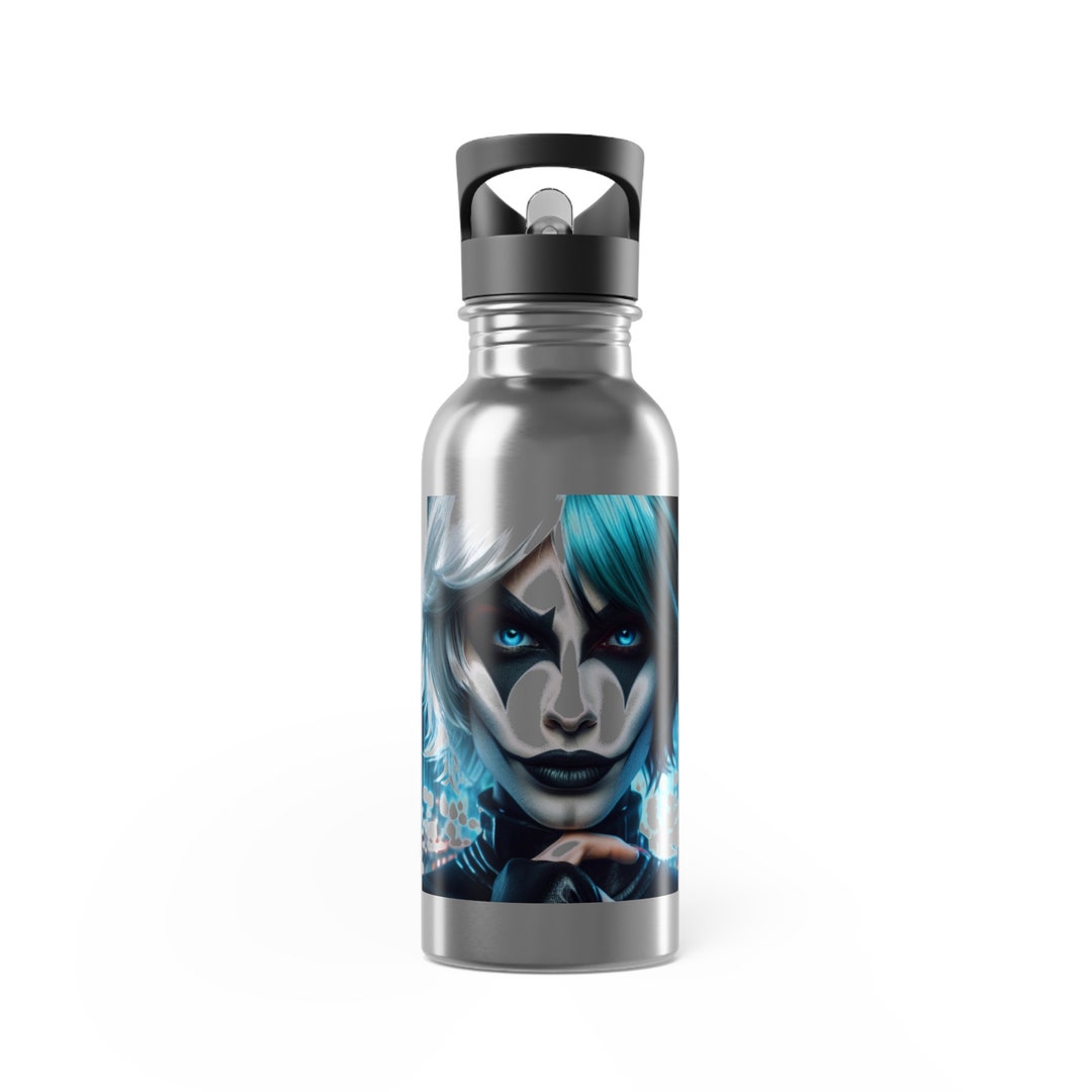 Marvel 20oz Bottle With Straw Emo Cute Goth Girly Comic Book Characters ...