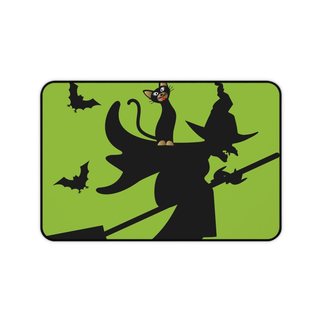 Witches Brew Halloween Cute Desk Mat Computer Office Accessories Witch ...