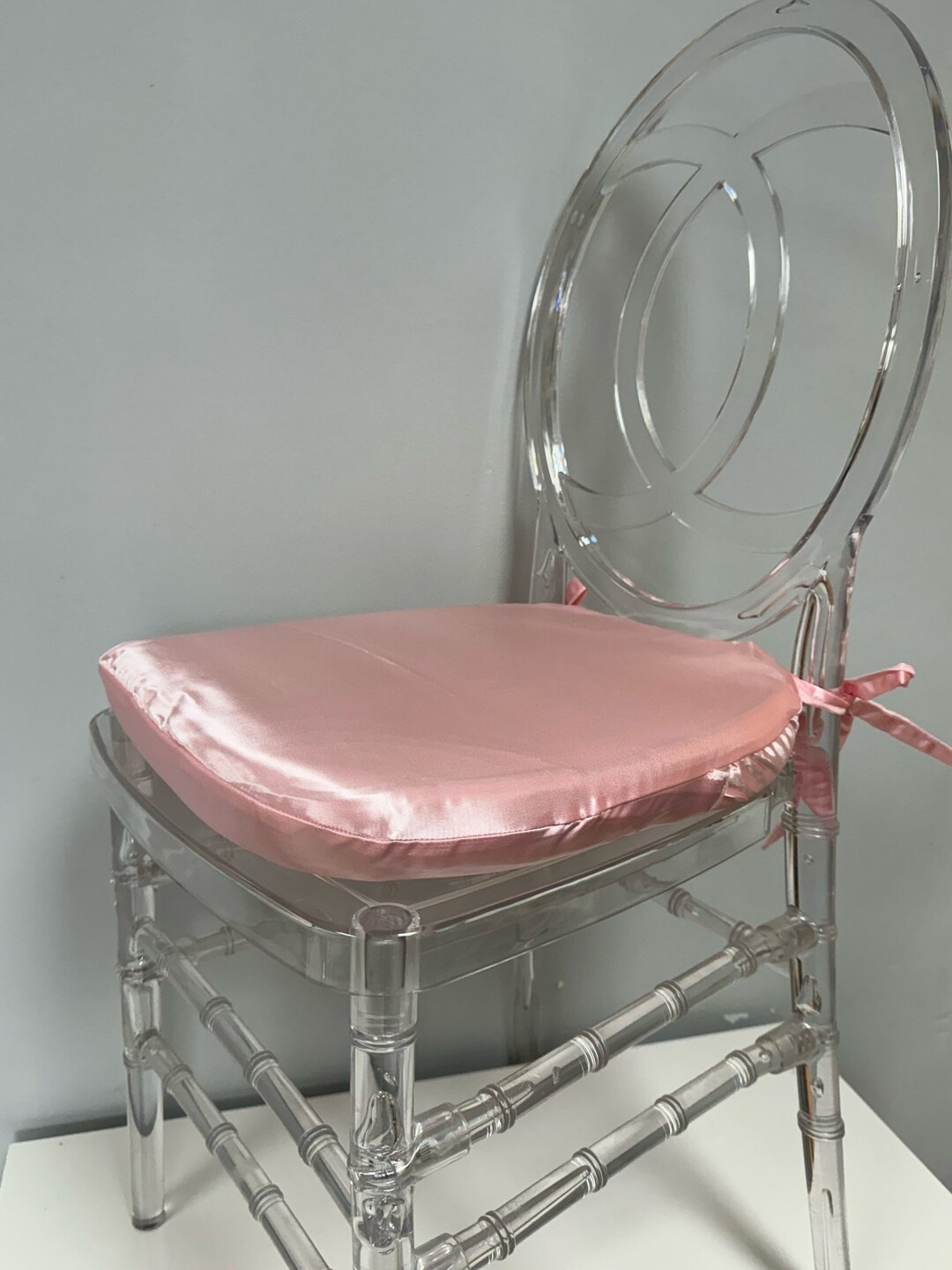 Bridal Satin Chair Pad Cover - Etsy