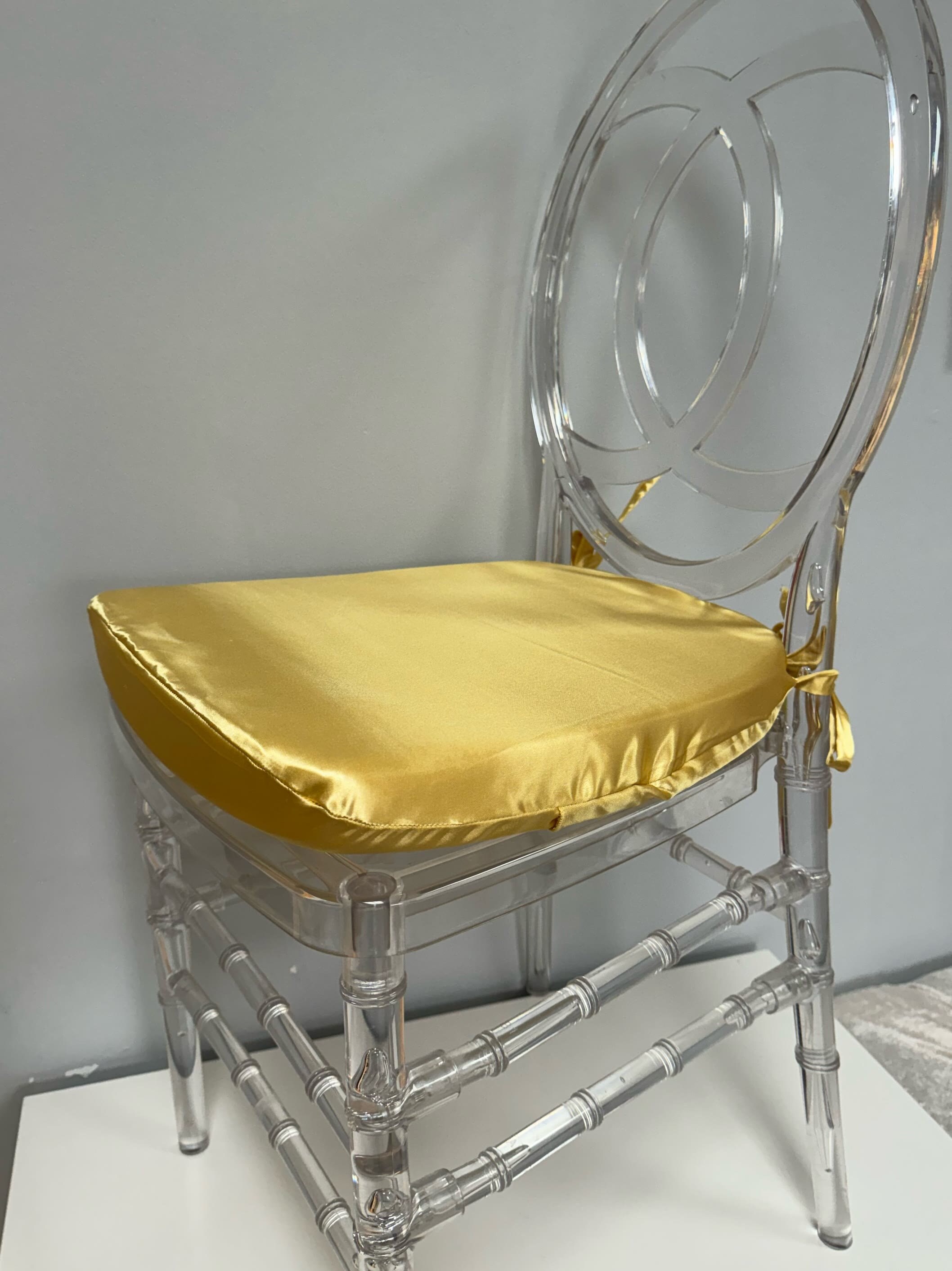 Bridal Satin Chair Pad Cover - Etsy