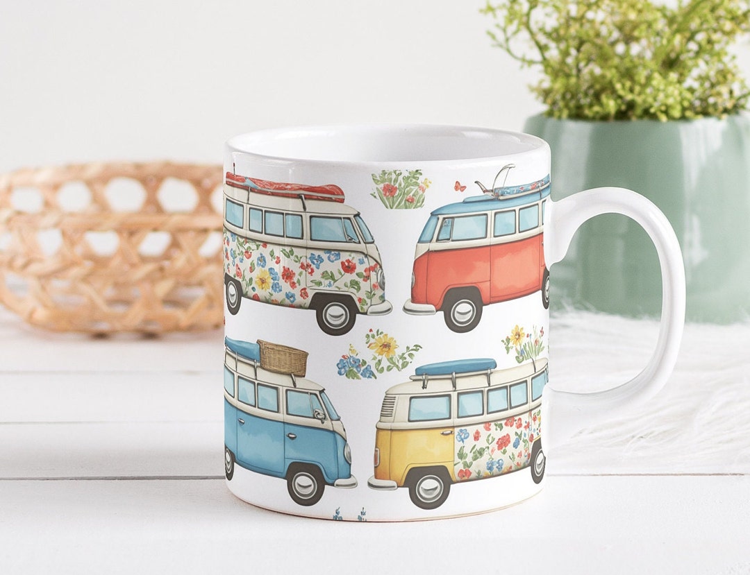 VW Camper Mug, Campervan Mug, Campervan Coffee Mug, Camper Coffee ...