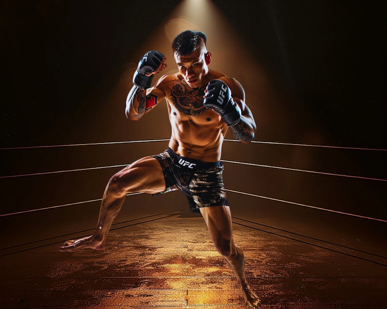 Boxing & MMA Digital Backdrops: 115 Sports Photography Backgrounds ...