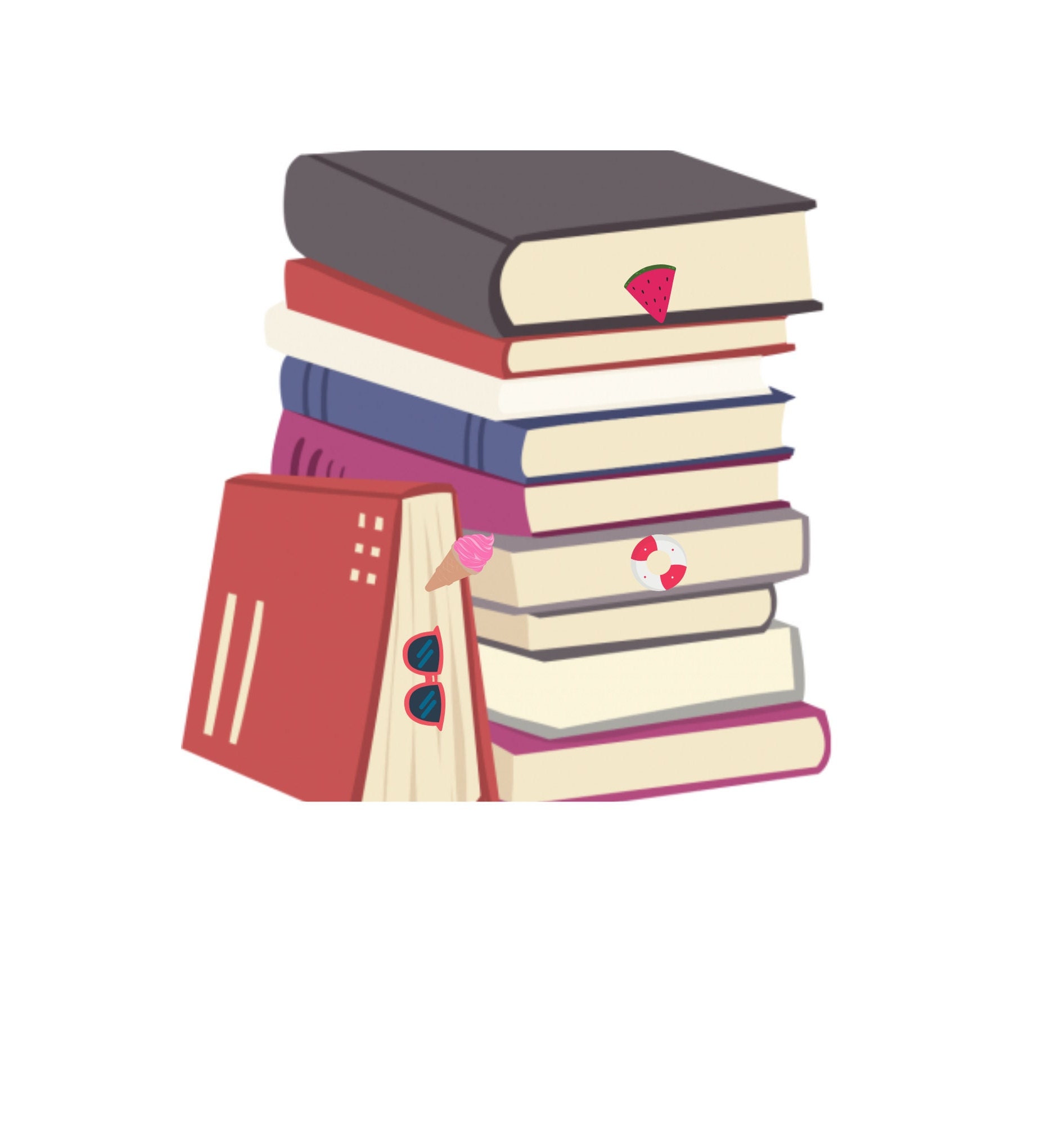 Printable Pack With Bookmarks, Bucket List, and Reading Log - Etsy