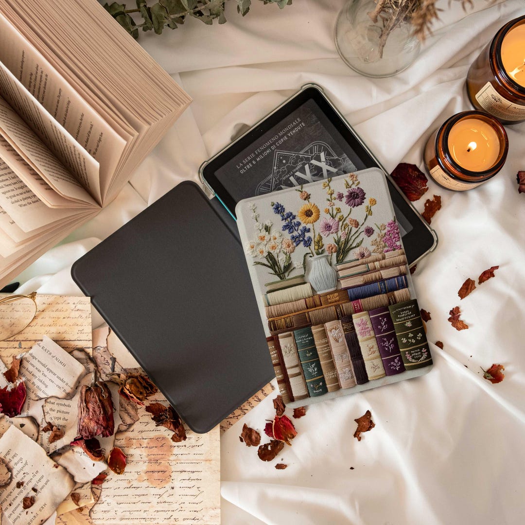 Custom Name Books Cover New Kindle Case, Kindle Case 2024, Paperwhite ...