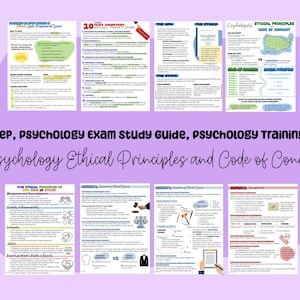 Psychology Ethics Study Guide APA Ethical Principles & Code of Conduct ...
