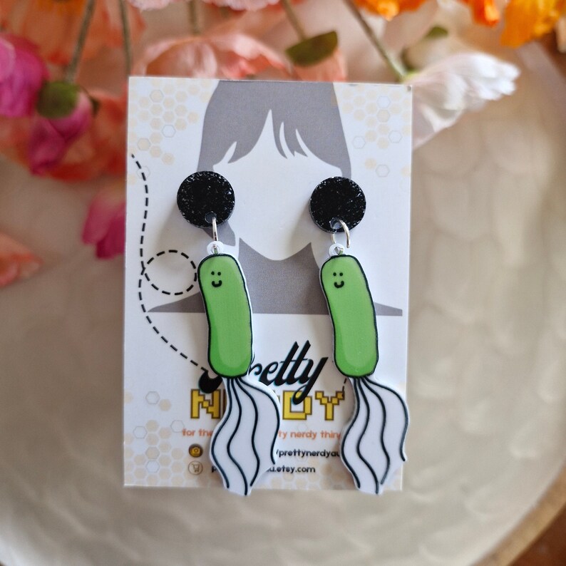 LITTLE DUDES E.coli Bacteria Smiling Quirky, Nerdy, Science, Funky ...
