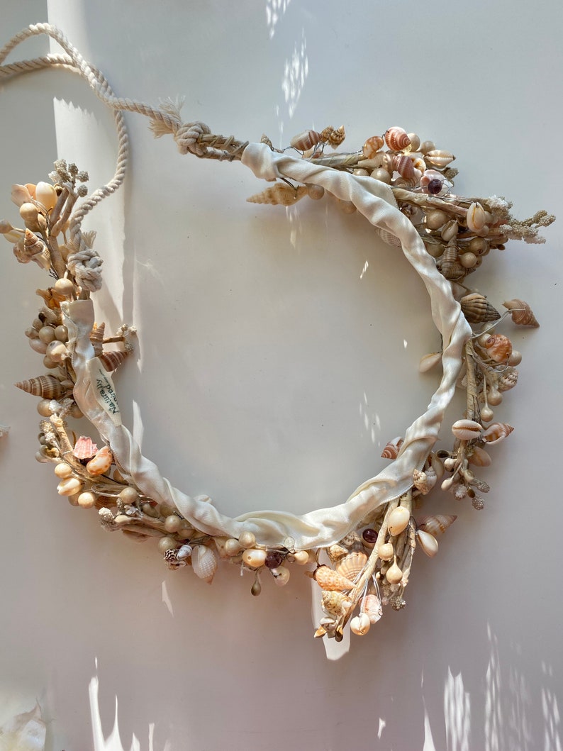 MERMAID Crown, Shell Pearl and Moss Circlet or Head Wreath Crown ...