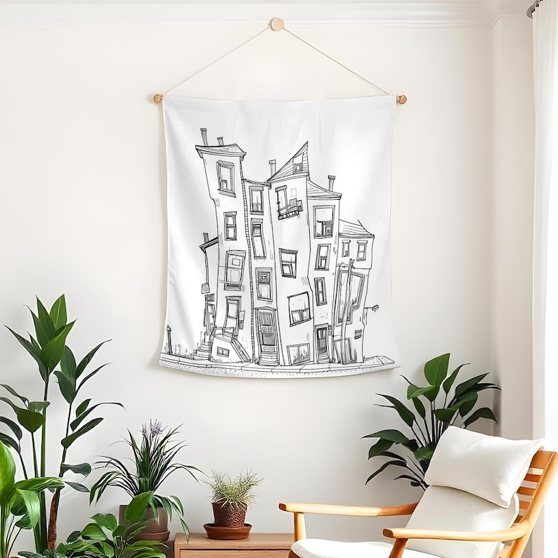 Cubism Meets Brutalism | Digital Illustration | Ink Drawing | Poster ...