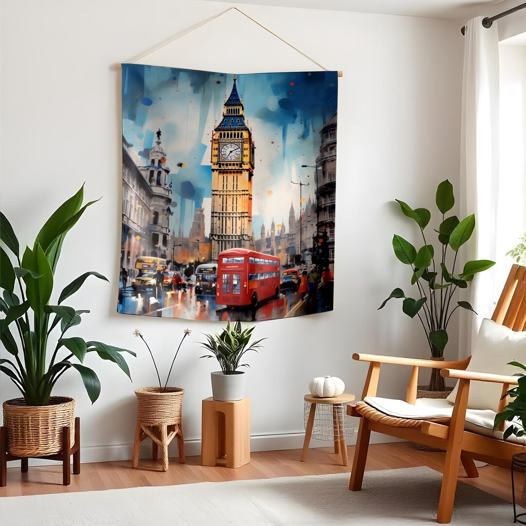 Big Ben Clock Tower | London City Art | Impressionism Style | Airbrush ...