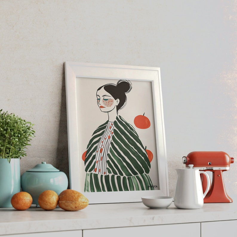 Bijo Pretty Woman Print Printable Wall Art, Minimalist Art Print, Wall ...