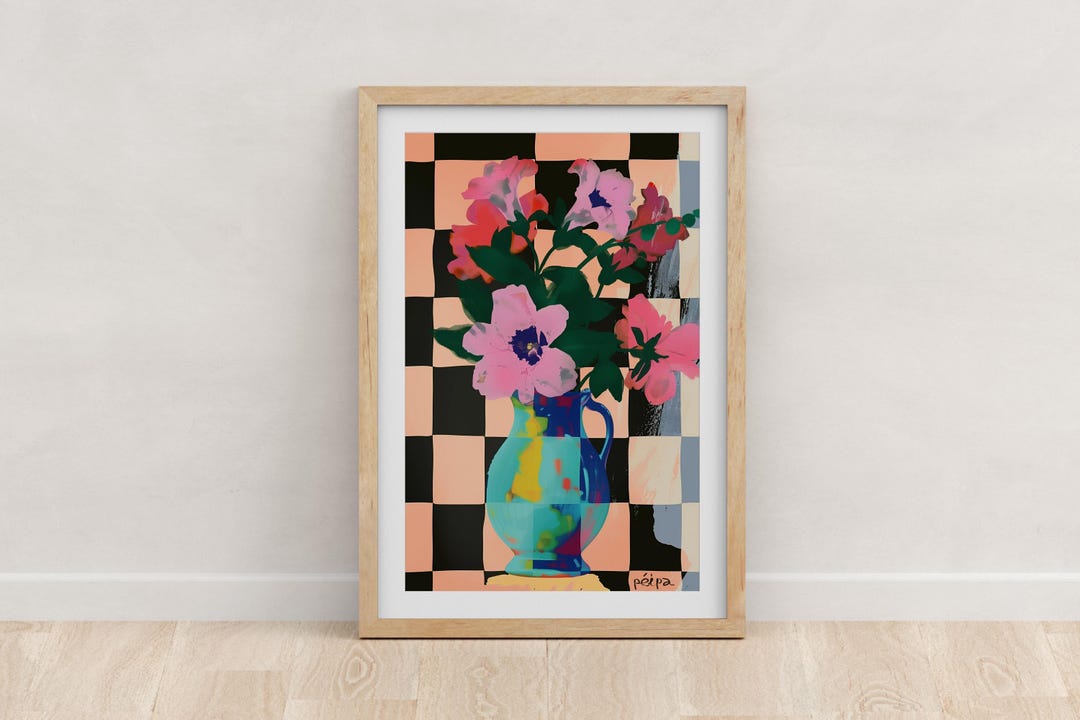 Funky Ohana - Flower Print | Printable Wall Art, Botanical Wall Art ...