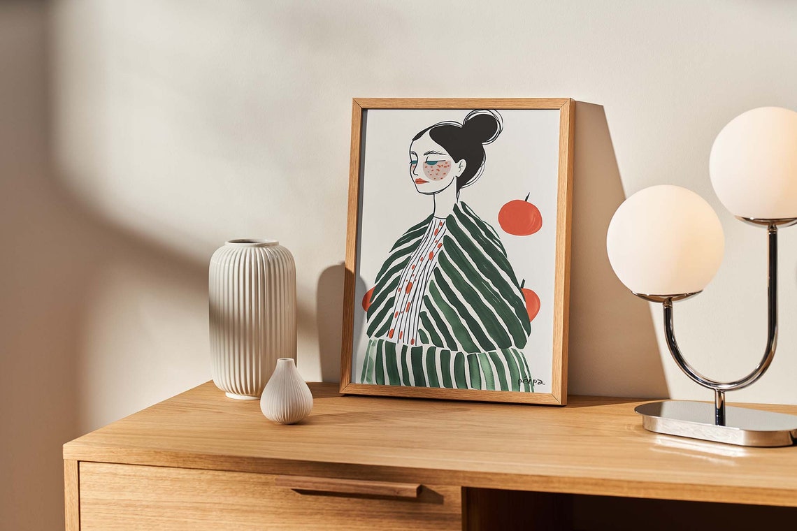 Bijo Pretty Woman Print Printable Wall Art, Minimalist Art Print, Wall ...