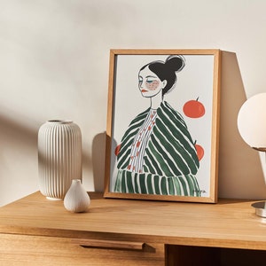 Bijo Pretty Woman Print Printable Wall Art, Minimalist Art Print, Wall ...