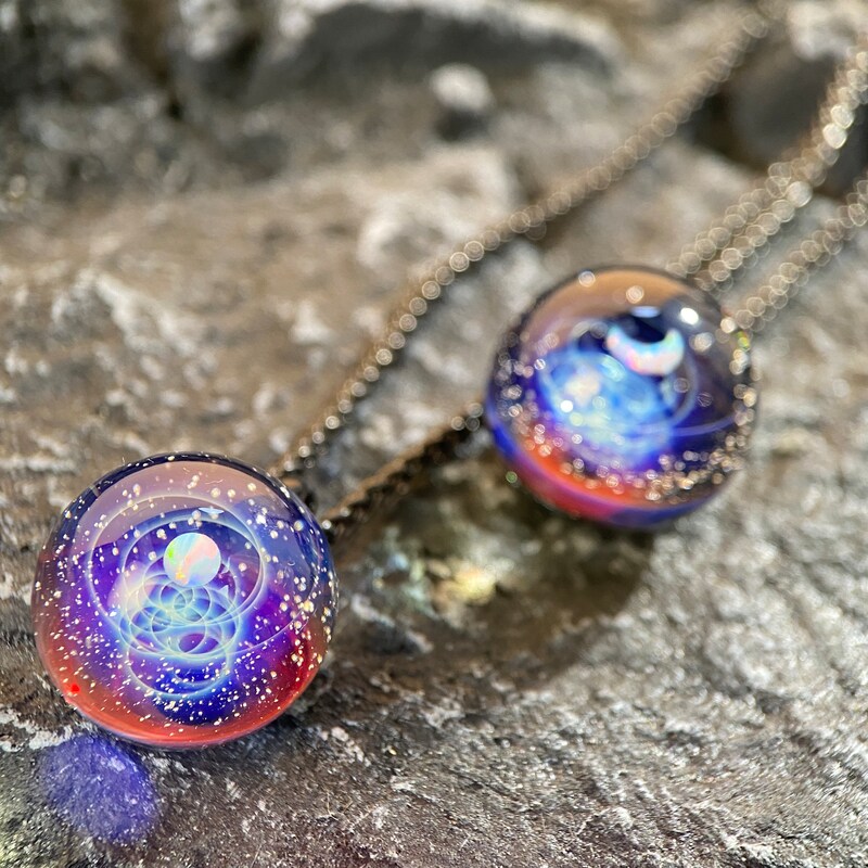Galaxy Necklace - Etsy