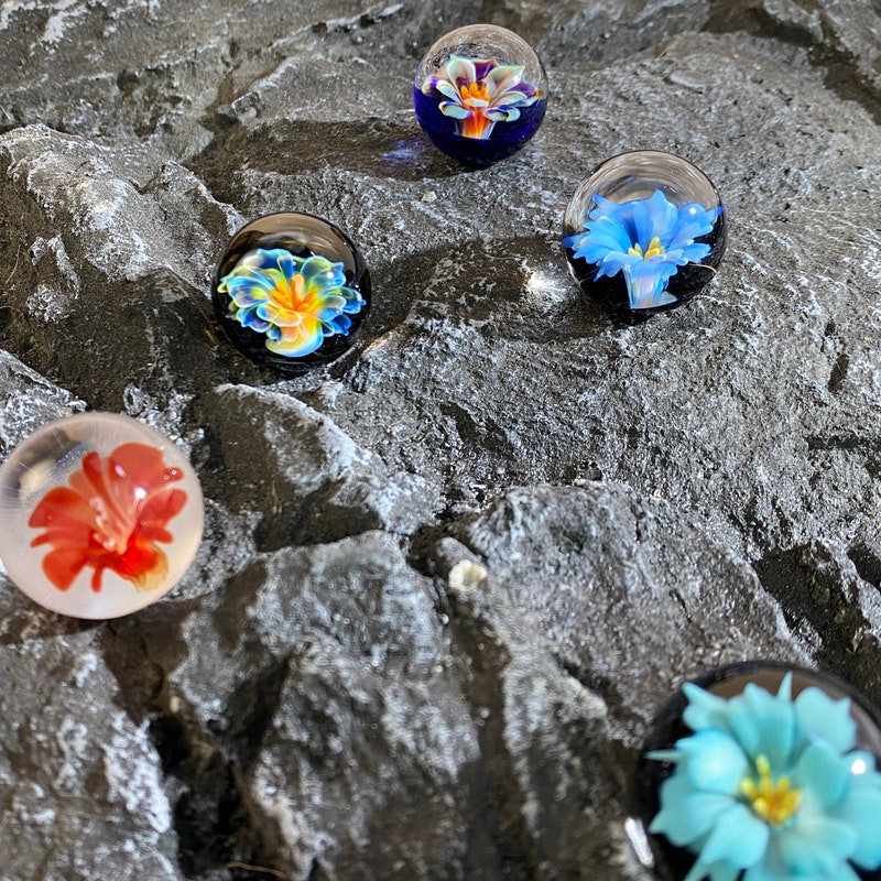 Flower Paperweight - Etsy