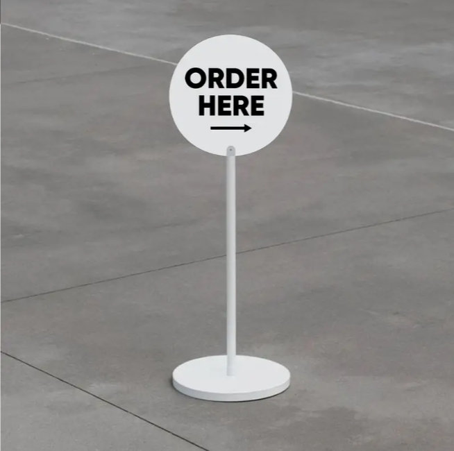 Hand Writable Standing Signage Arrow Directional Indicators,guide Sign ...