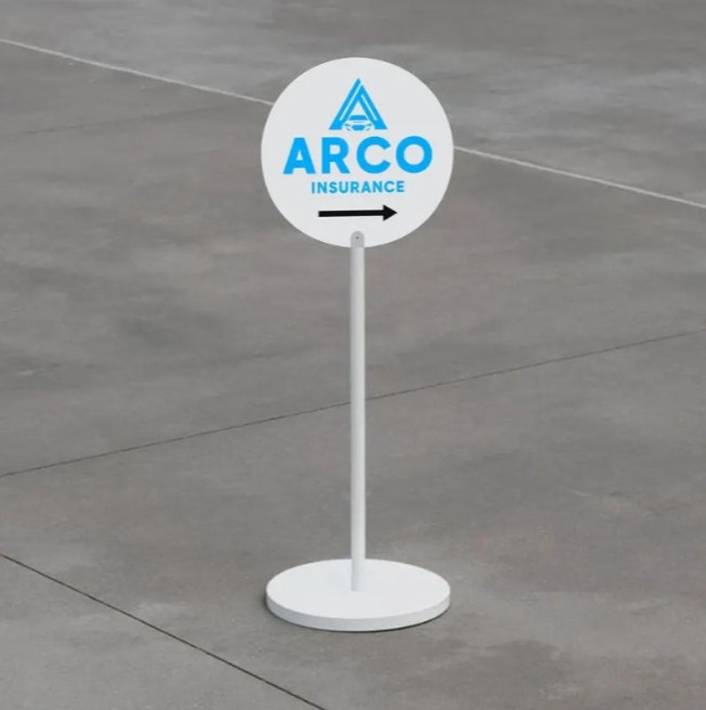 Hand Writable Standing Signage Arrow Directional Indicators,guide Sign ...