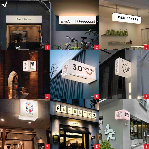 Small Neon Sign Box - Etsy