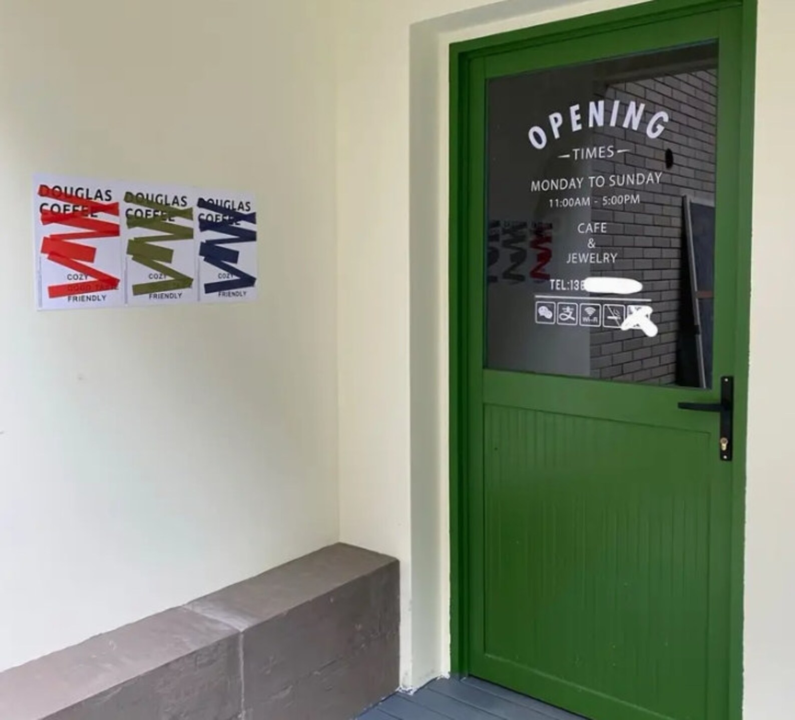 Customizable Hours Window Cling for Cafes, Bars,open,baking Shop Sign ...