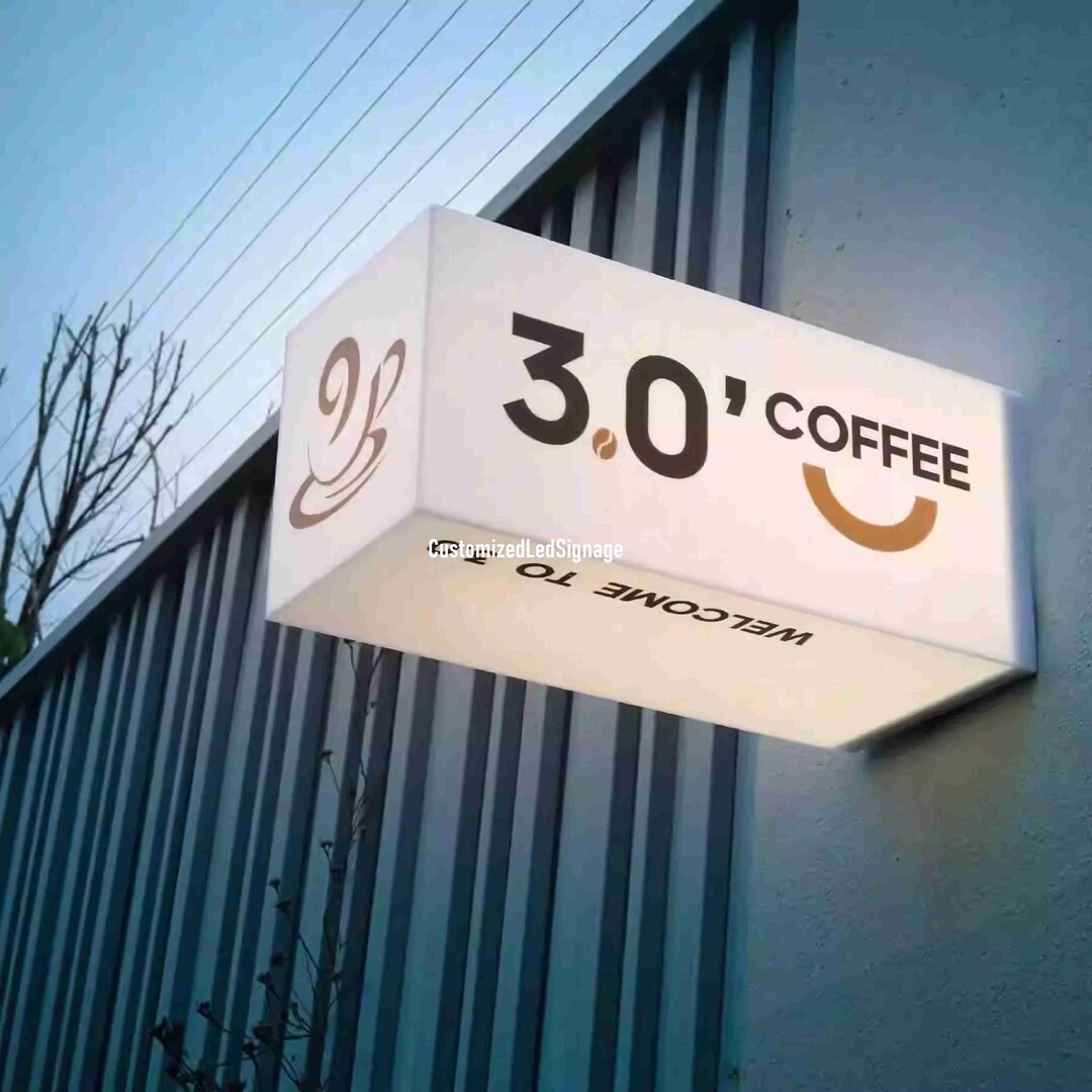 Luxury LED Light Box Sign - High-end Acrylic Design for Boutiques ...