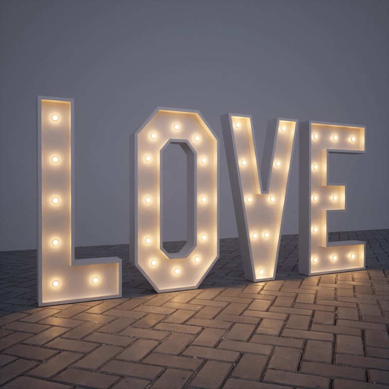 Love Marquee - Etsy