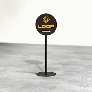 Standing Signage With Arrow Directional Indicators,versatile Event ...