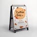 Collapsible Advertising Stand Mobile Display Board Double-sided Signage ...