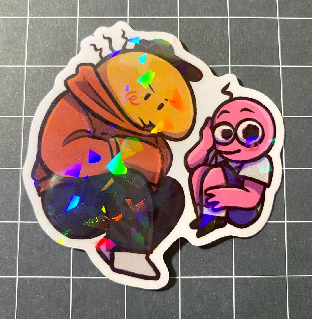 Smiling Friends Pim and Charlie Sticker - Etsy