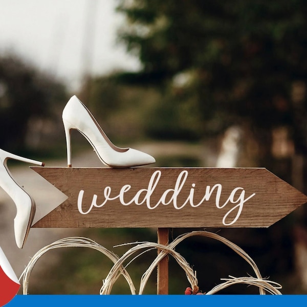 Arrow Wedding Signs - Etsy