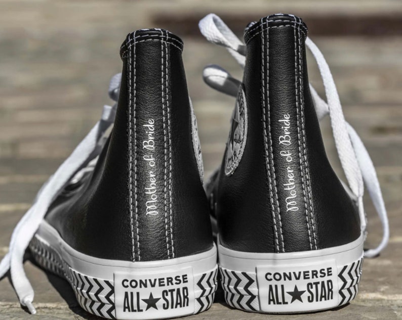 Wedding Converse Iron on Decals, Personalized Bridal Party Shoe ...