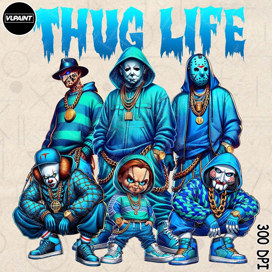 Thug Life Png, Halloween Horror Characters Png, Friends Horror Png ...